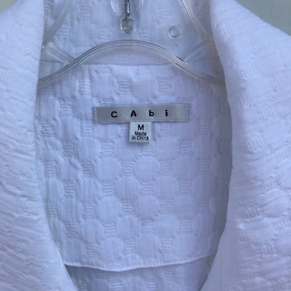 CAbi | Jackets & Coats | Cabi 22 White Club Blazer Jacket 34 Sleeve 732 ...